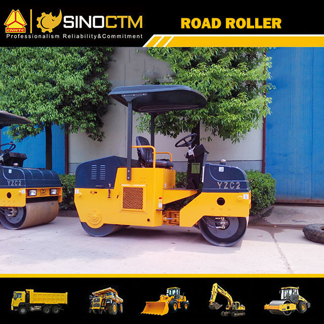 DOUBLE DRUM VIBRATORY ROLLER 2T from China manufacturer - CHINA TRUCK ...